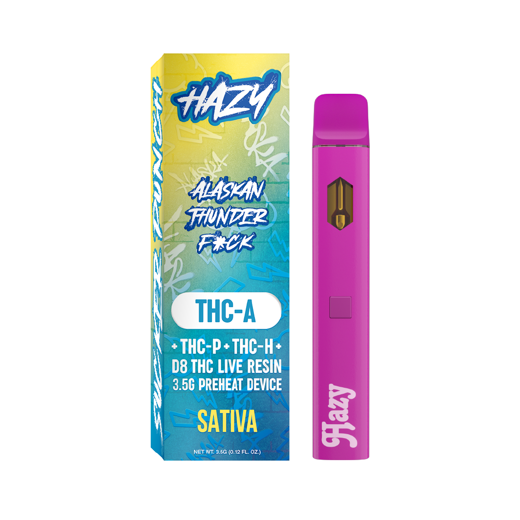 Hazy Extrax Alaskan Thunder F*ck THC-A 3.5g Disposable – CBDDEALS