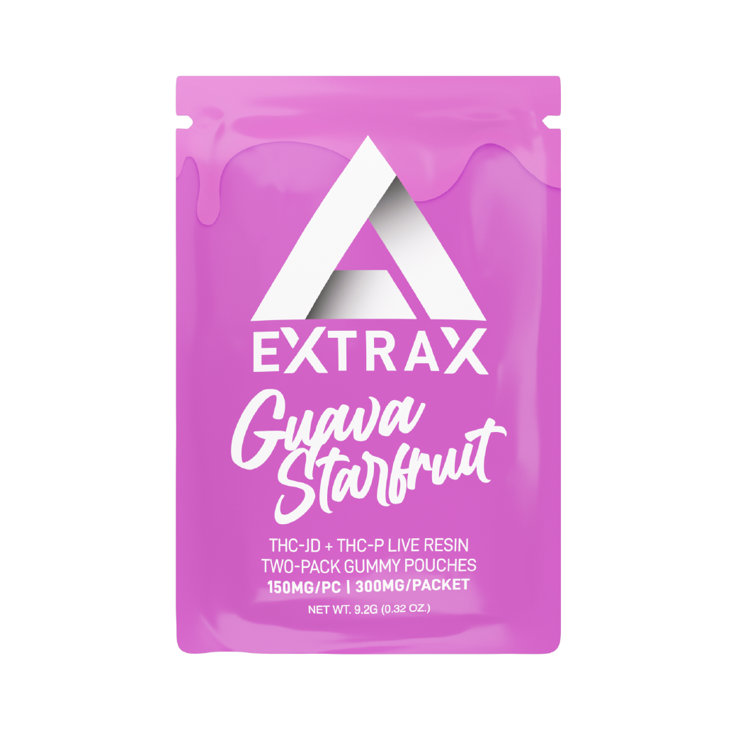 Delta Extrax Guava Starfruit Lights Out THC-JD + THC-P 300mg Gummies ...
