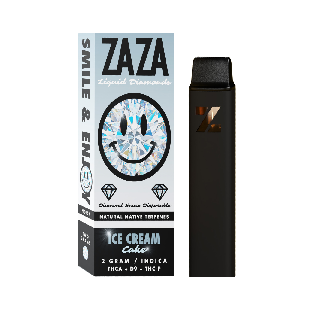 Zaza Liquid Diamonds Ice Cream Cake 2g Disposable – CBDDEALS