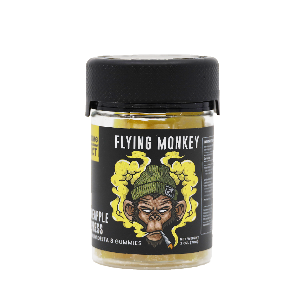 Flying Monkey Pineapple Express Premium Delta 8 THC 1000mg Gummies ...