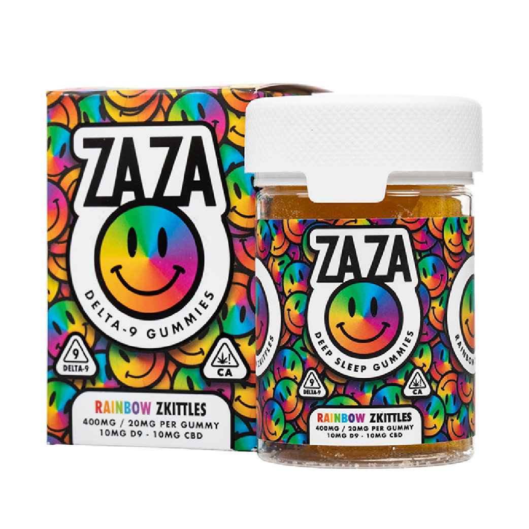 Zaza Rainbow Zkittles Delta 9 + CBD 400mg Gummies – CBDDEALS