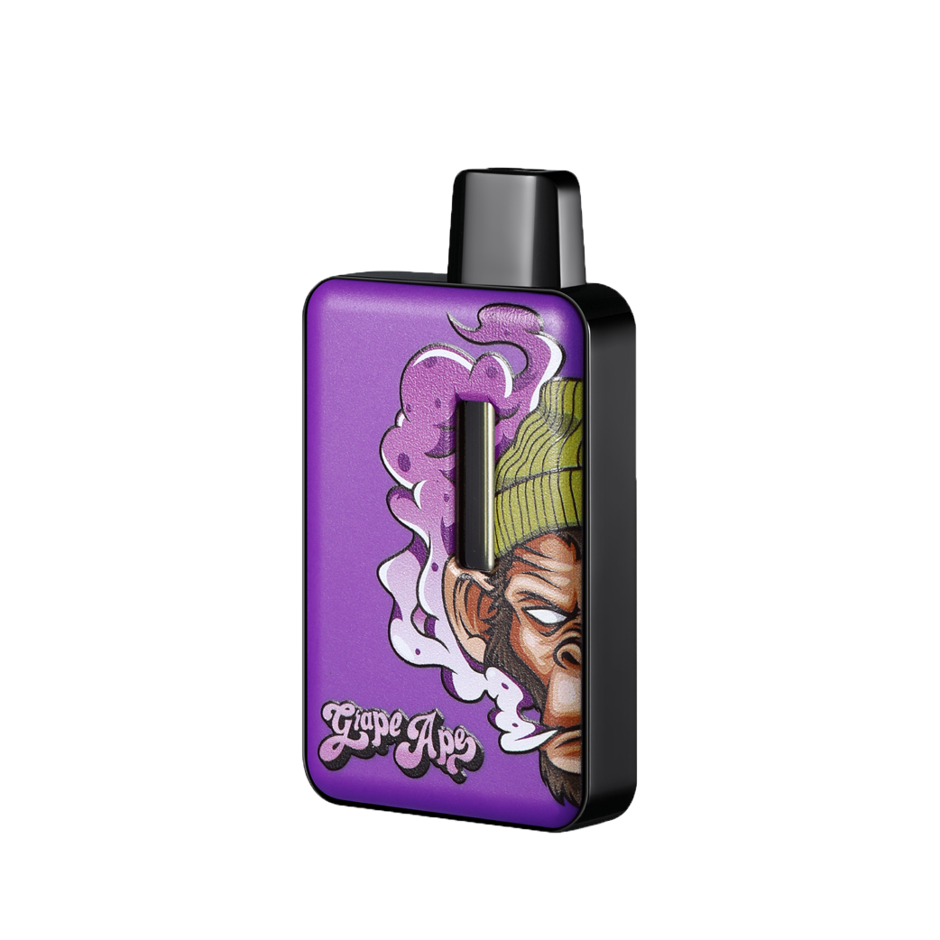 Flying Monkey Grape Ape Heavy Hitter Blend D8 + THC-P 2g Disposable ...