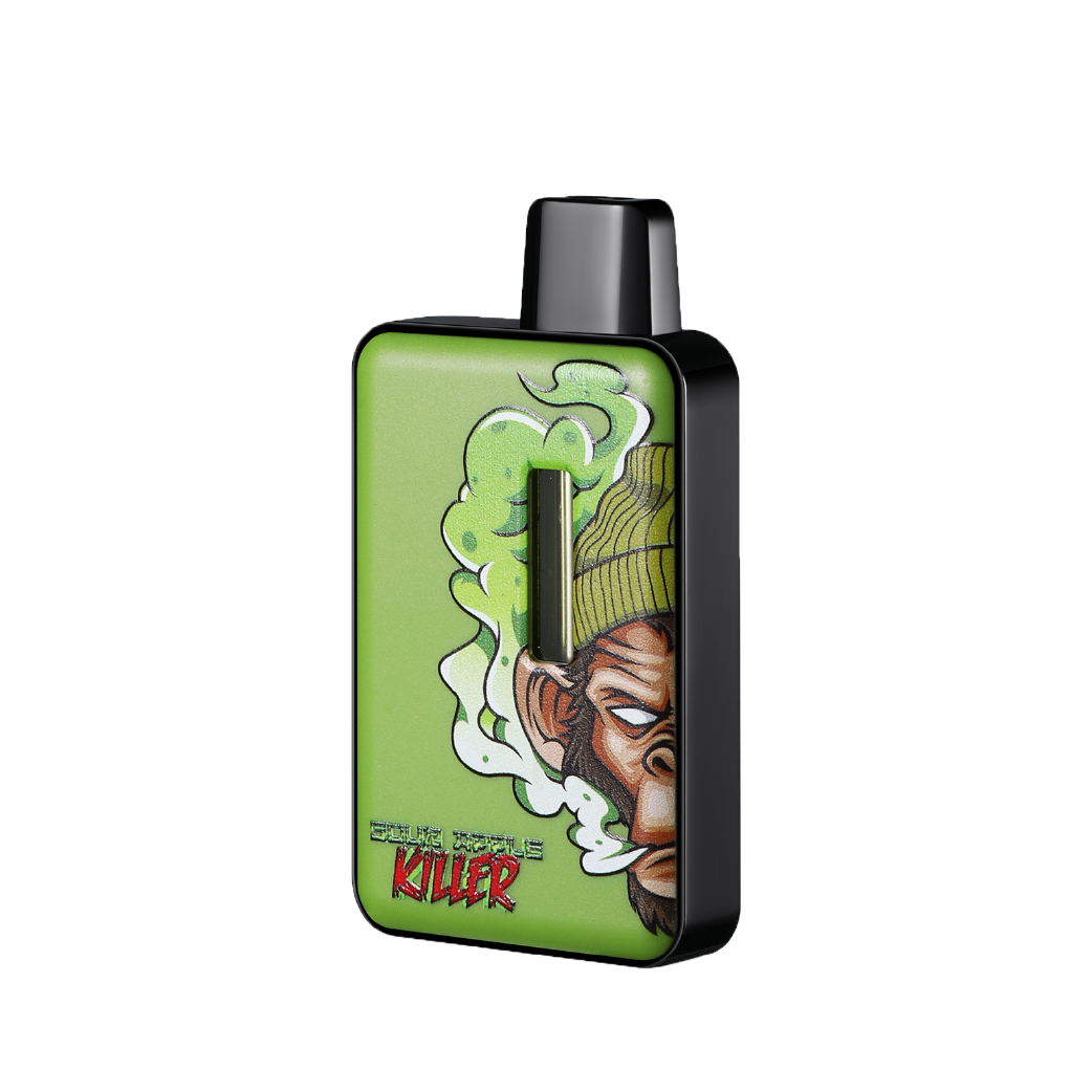 Flying Monkey Sour Apple Killer Heavy Hitter D8 + THC-P 2g Disposable ...