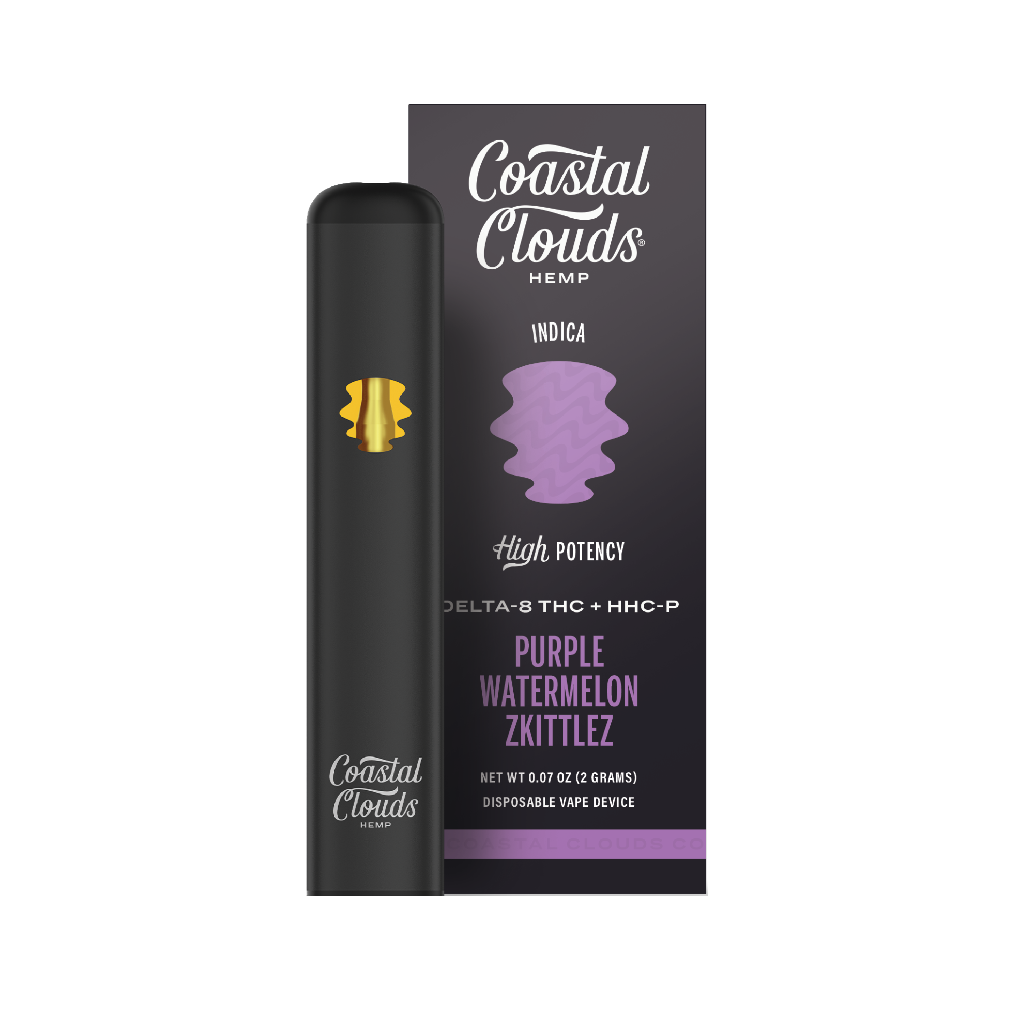 Purple Watermelon Zkittlez D8 + THC + HHC-P 2g Disposable – CBDDEALS