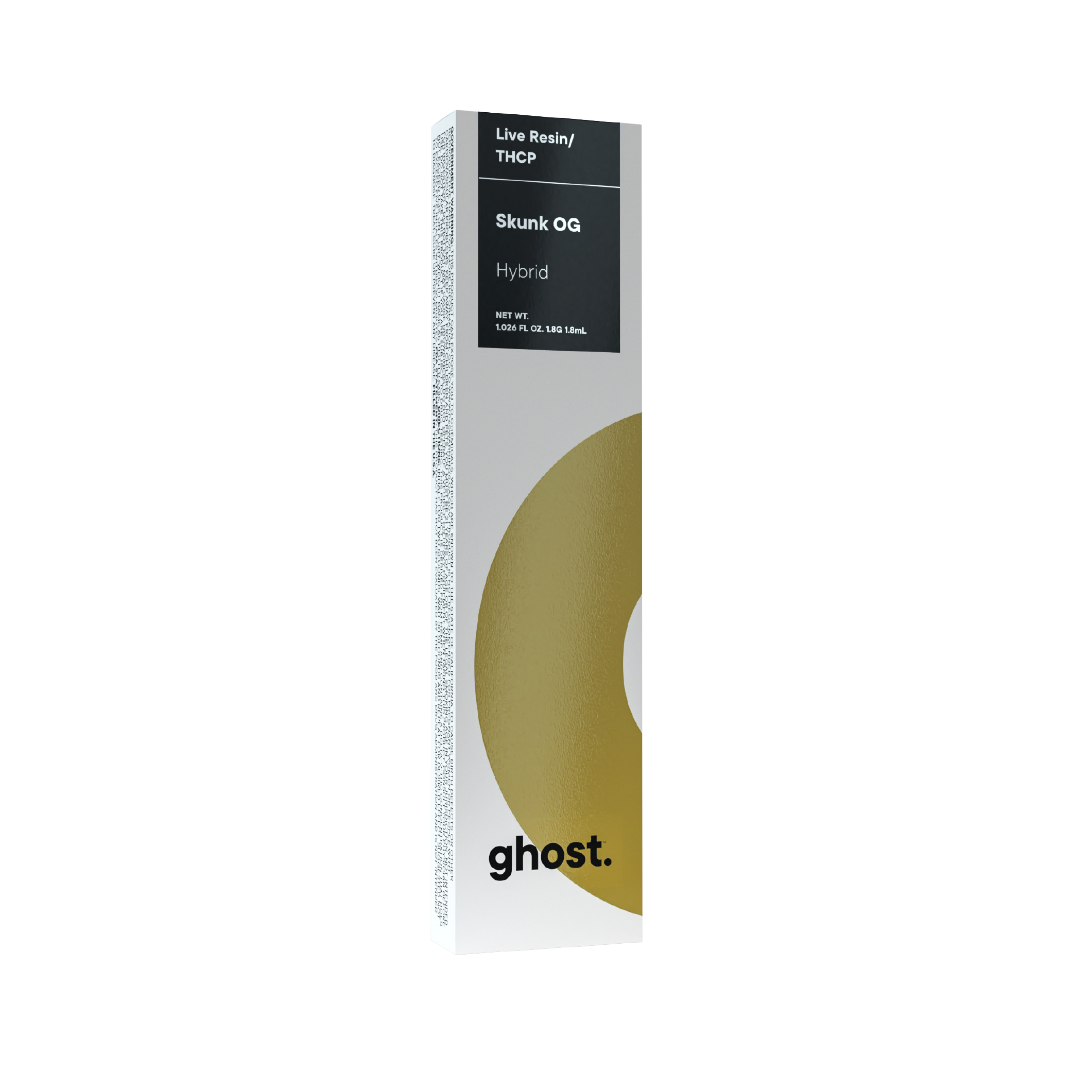 Ghost Skunk OG Live Resin D8 + THC-P 1.8g Disposable – CBDDEALS